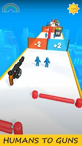 Human To Gun Run: Merge Gun 3D | Free Apk Download on Your Device ...