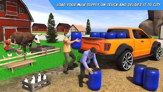 Milk Delivery Truck Games 3D Game | Free Apk Download on Your Device ...