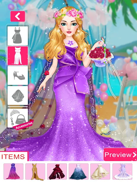 Model wedding Dress up Game Game | Free Apk Download on Your Device ...