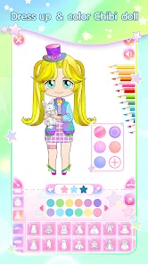 Chibi Doll Dress up & Coloring Game | Free Apk Download on Your Device ...