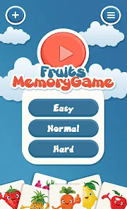 Fruits Memory Game for kids Guide