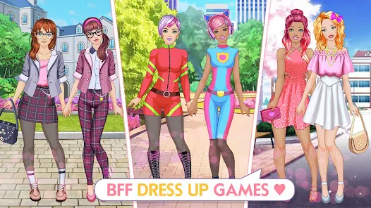 BFF Dress Up Games for Girls Game | Free Apk Download on Your Device ...