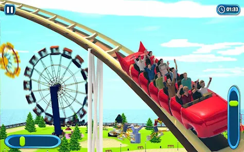 Rollercoaster Theme Fun Park Game | Free Apk Download on Your Device ...