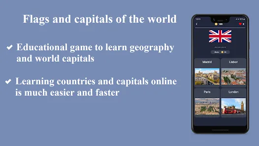 Capitals of the world - quiz Guide