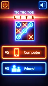 Simple Guide For Tic Tac Toe glow - Puzzle Game